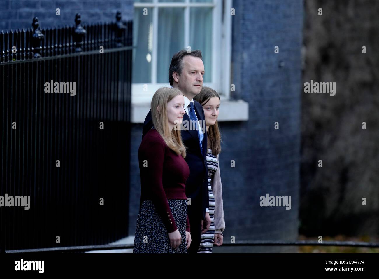 Liz Truss' husband Hugh O'Leary and daughters Frances and Liberty ...