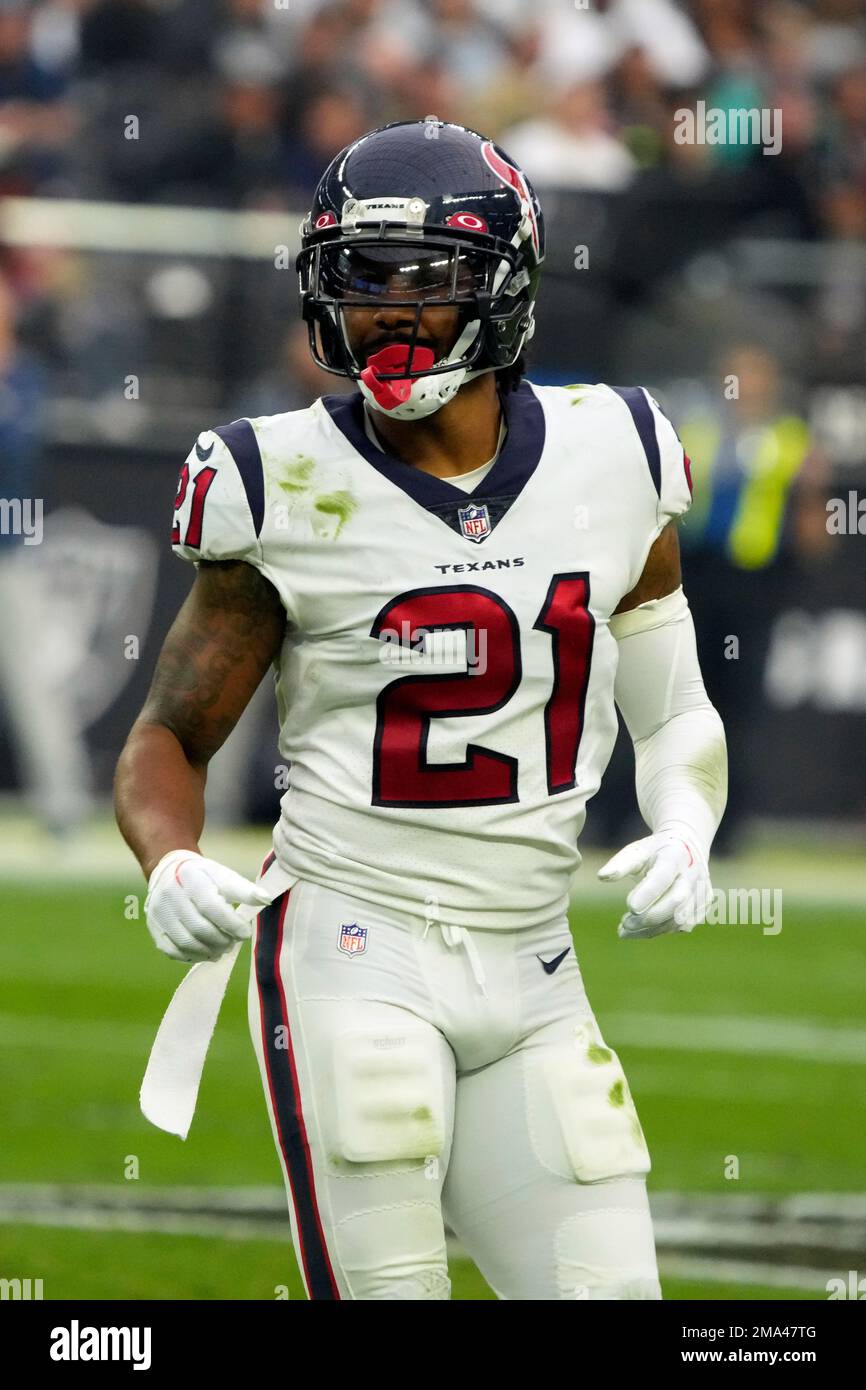 Houston Texans cornerback Steven Nelson (21) in between plays during ...