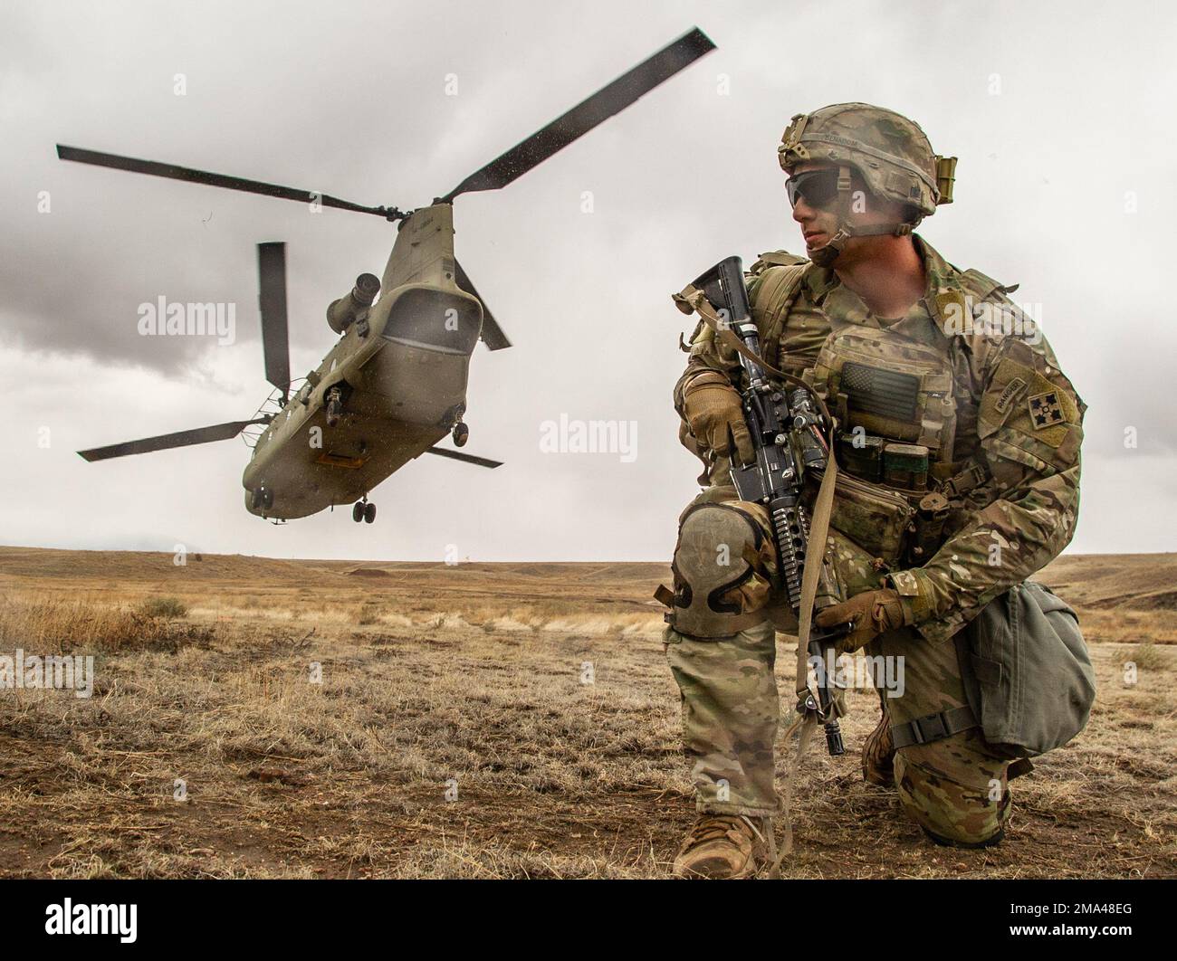 Staff Sgt. Phoenix Benadom, a squad leader assigned 1st Battalion, 12th ...
