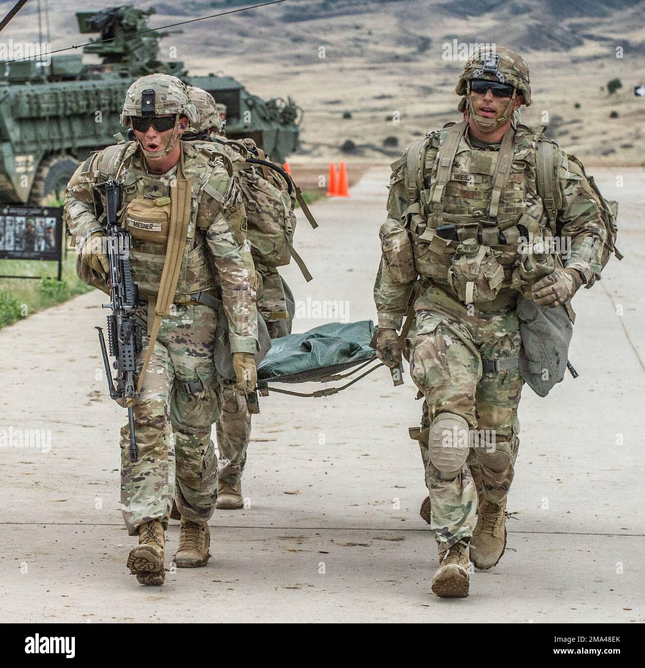 Soldiers assigned to 2nd Battalion, 12th Infantry Regiment, 2nd Stryker ...