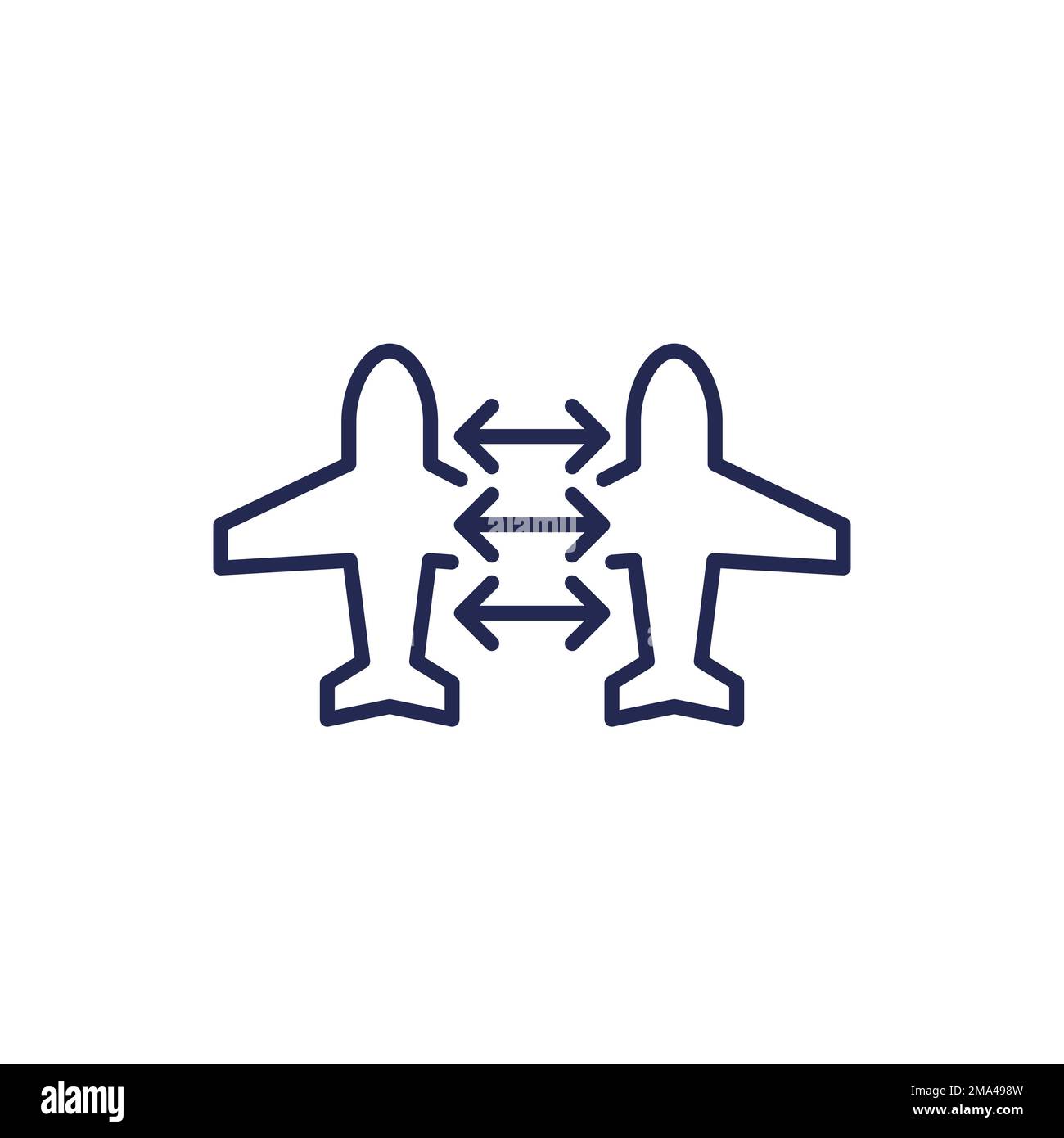 connecting flight or transit line icon Stock Vector Image & Art - Alamy