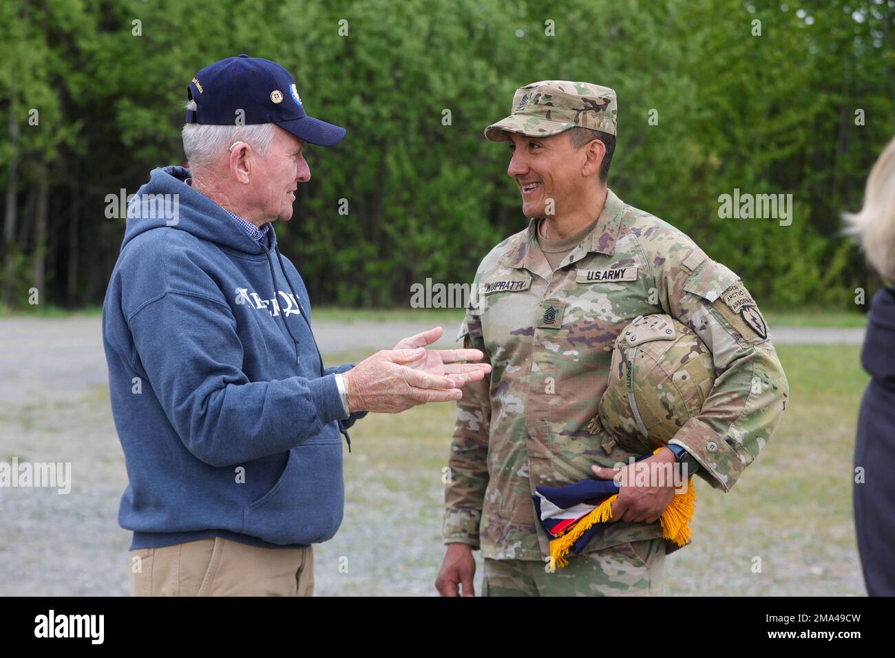 Mr. Ed Martin, Gold Star Father to 1st Lt. Thomas Martin speaks with ...