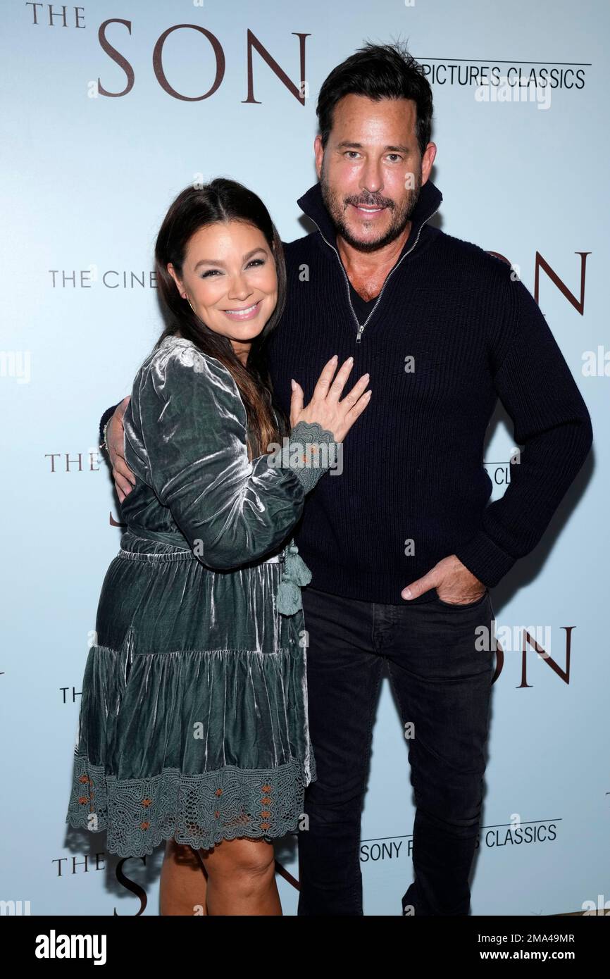 Gretta Monahan and Ricky Paull Goldin attend a screening of "The Son ...