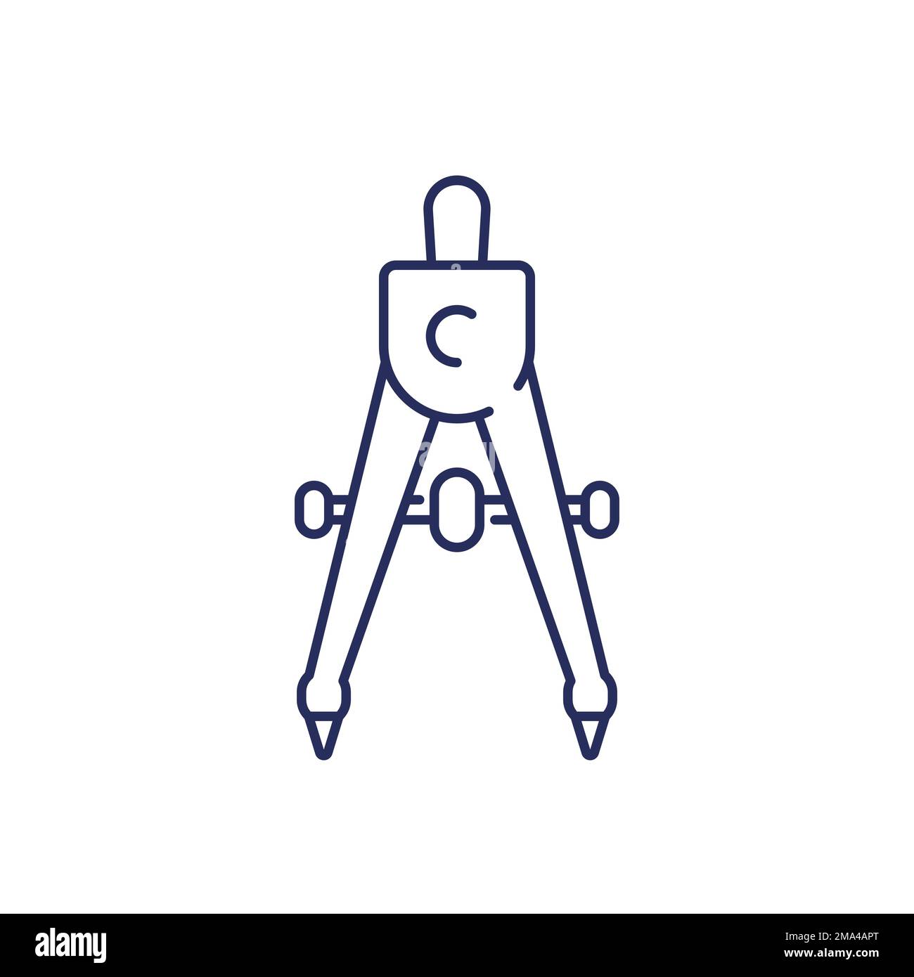 Divider drawing instrument Stock Vector Images - Alamy