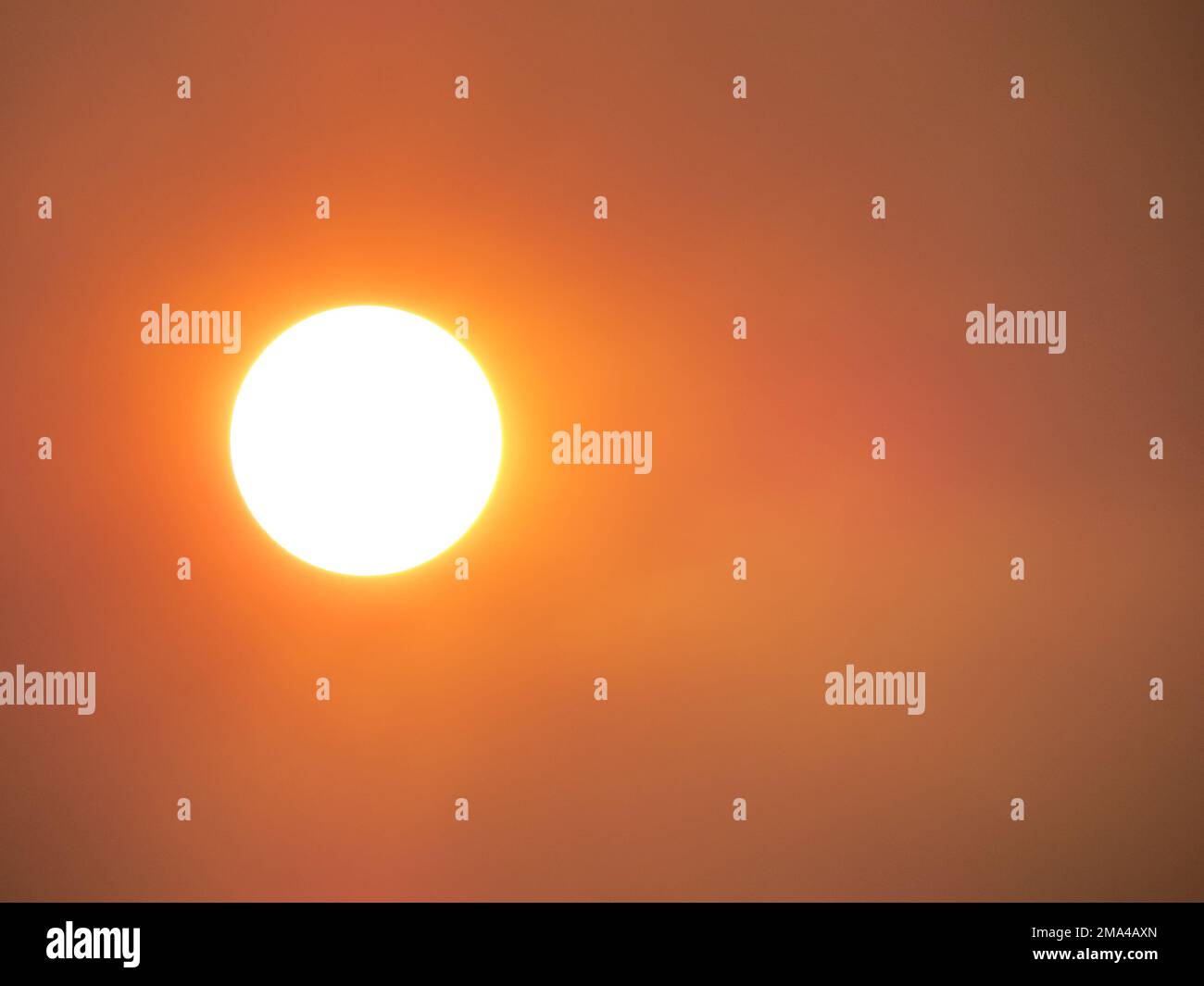 Hot sun causing global warming, heat wave and climate change Stock ...