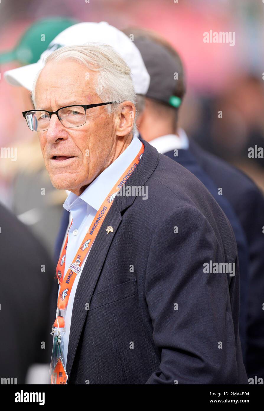Denver Broncos owner Rob Walton during the first half of an NFL ...