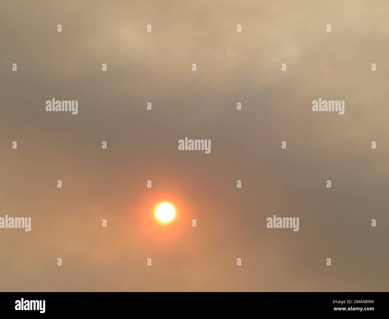 Hot sun causing global warming, heat wave and climate change Stock ...