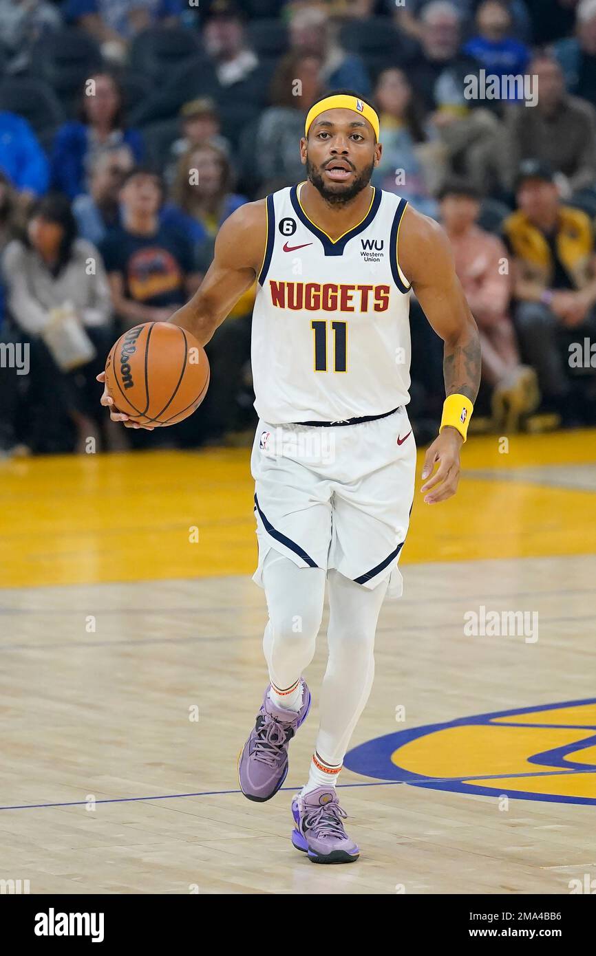 Denver Nuggets forward Bruce Brown (11) during an NBA basketball game ...