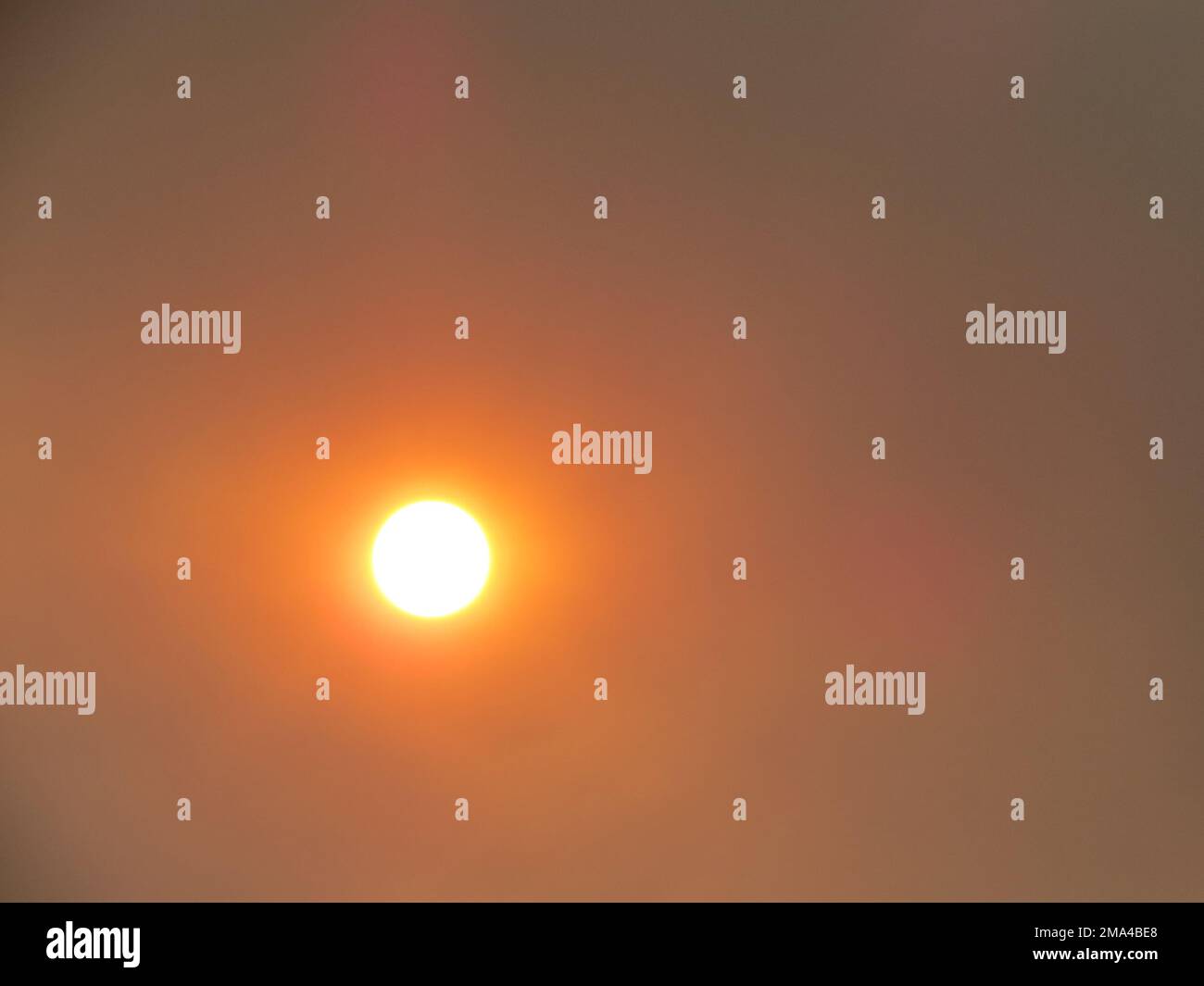 Hot sun causing global warming, heat wave and climate change Stock ...