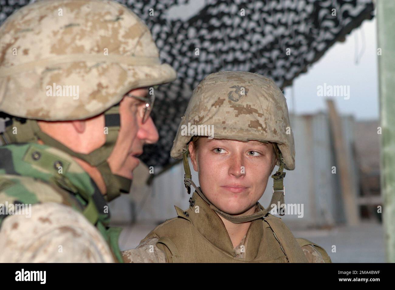 US Marine Corps (USMC) Commanding General of the 1ST Force Service ...