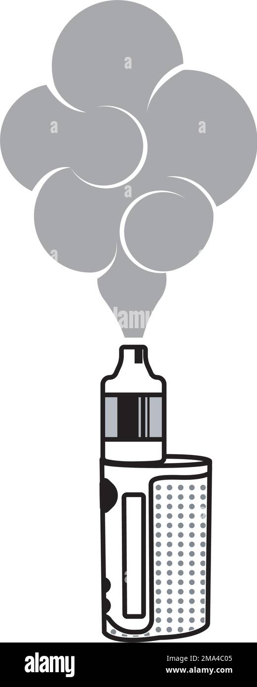Vaping logo.vector illustration template design Stock Vector Image ...
