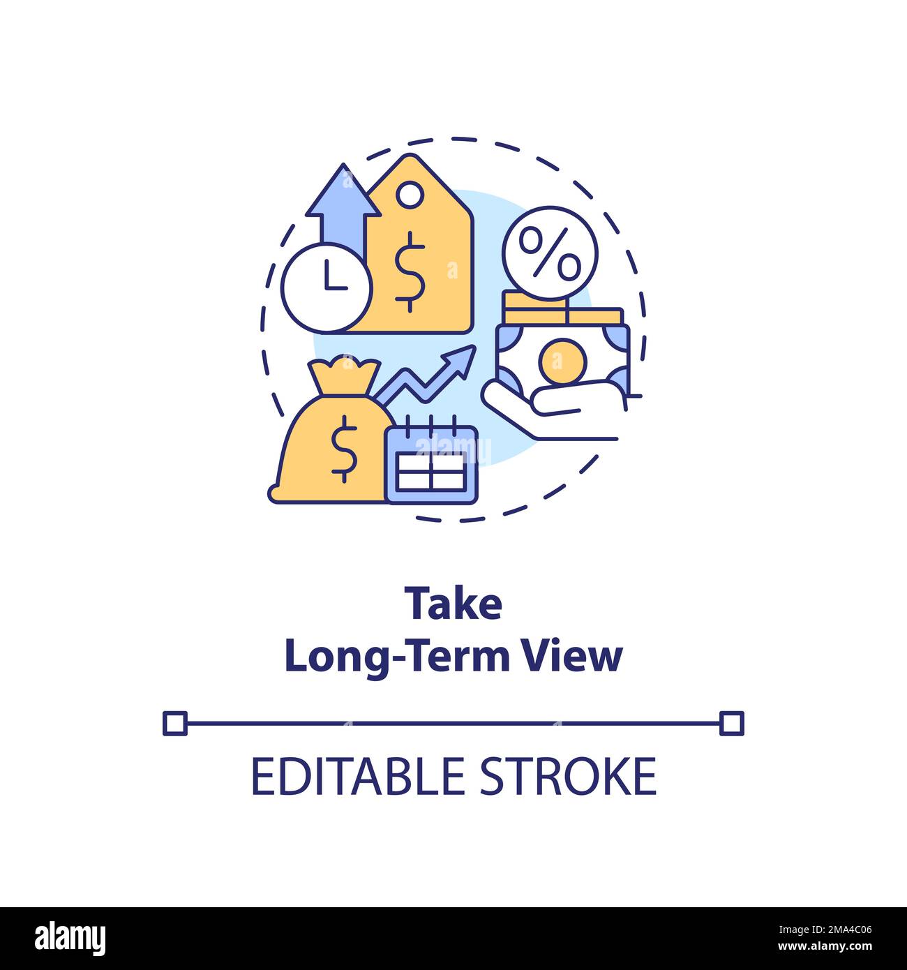 Long term view Stock Vector Images - Alamy