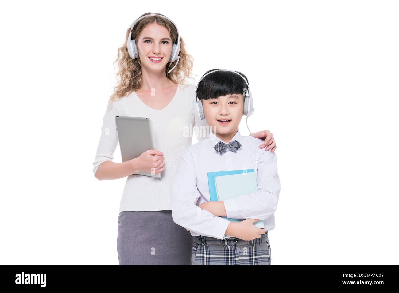Female teachers guide students learning Stock Photo - Alamy