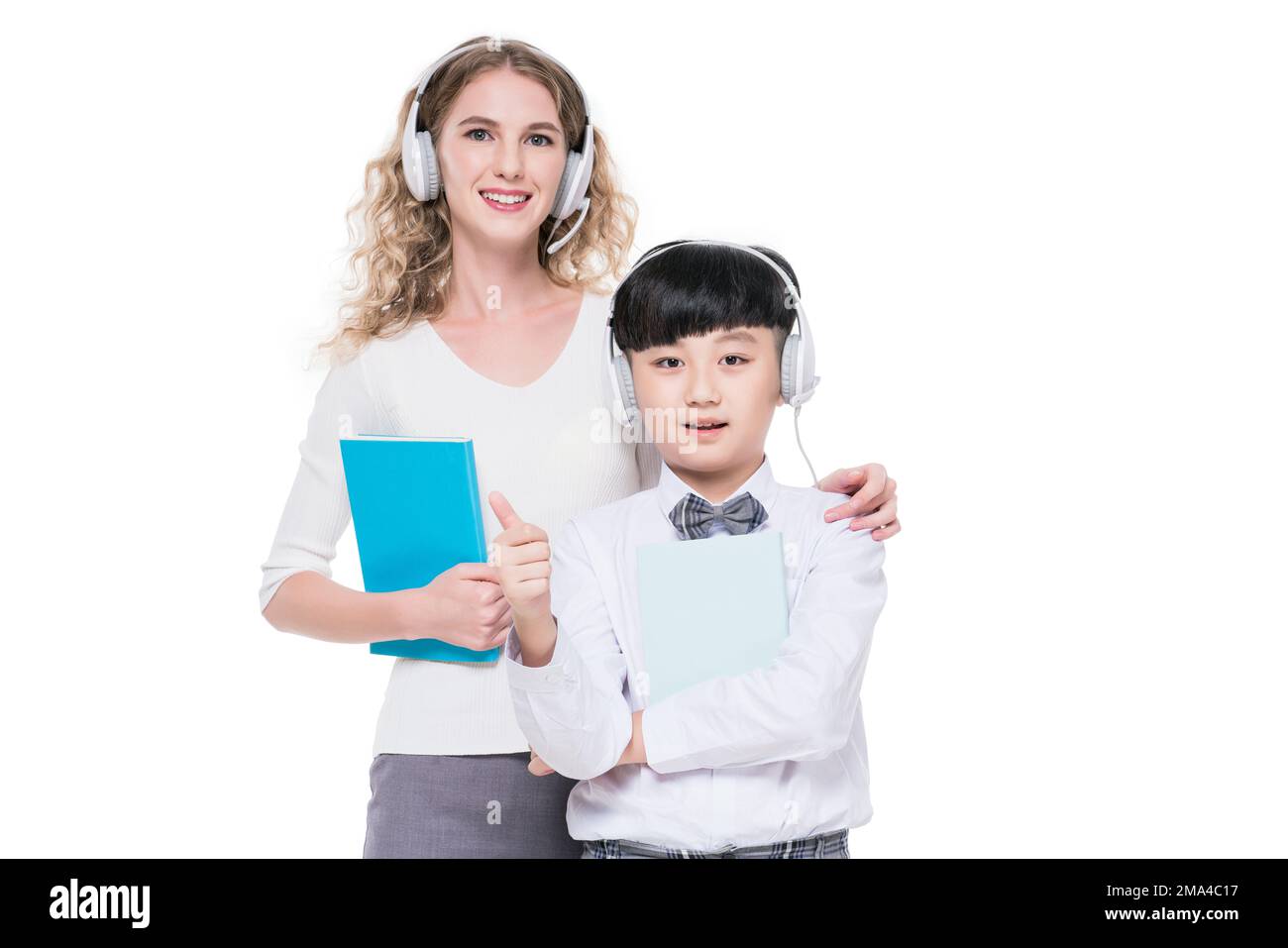 Female teachers guide students learning Stock Photo - Alamy