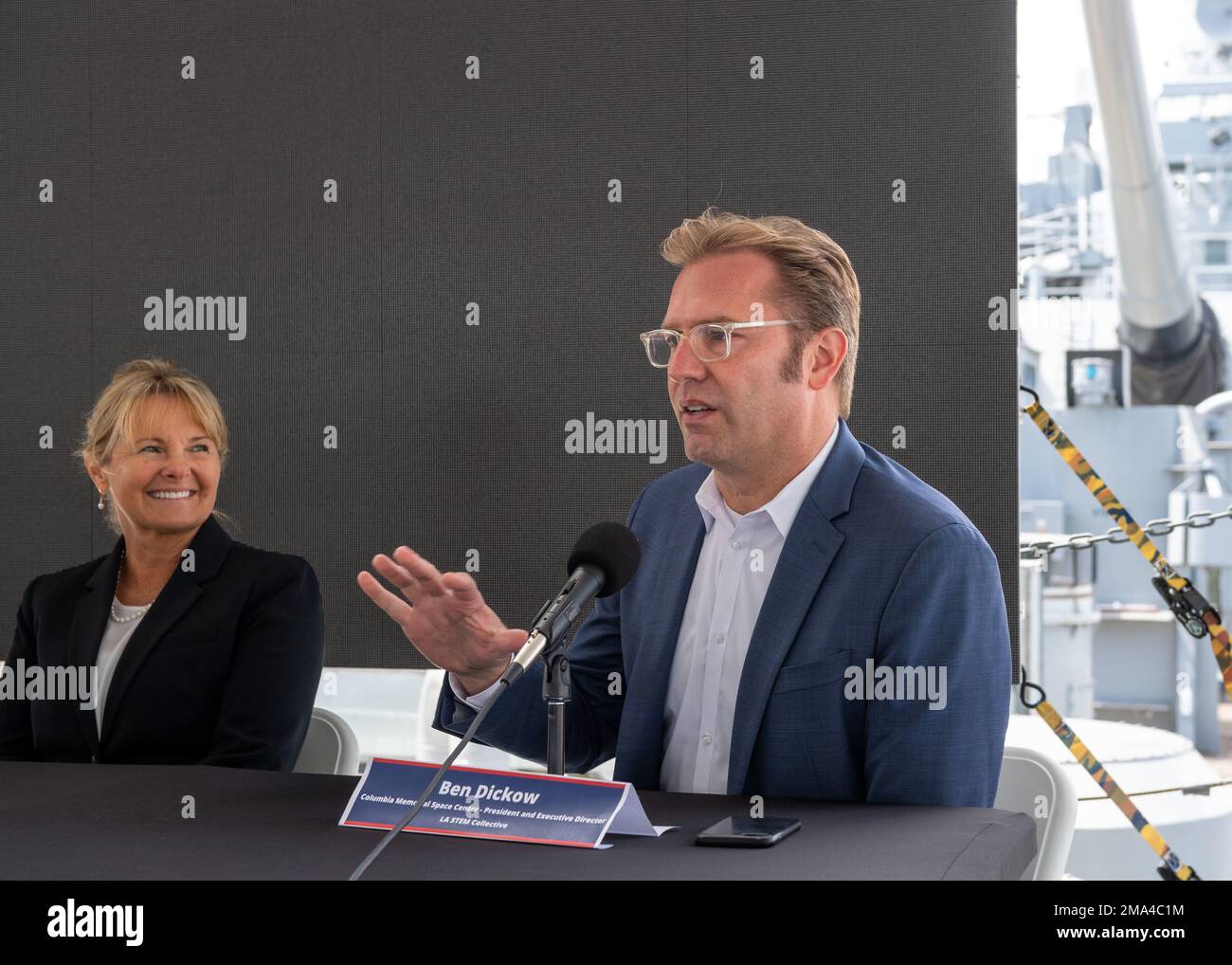 San Pedro, Calif. (May 24, 2022) Ben Dickow, president and executive ...