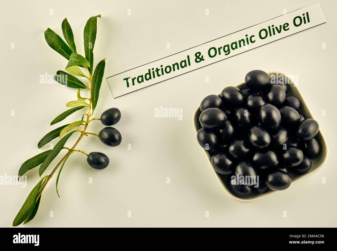 Olive branch with fresh olives Stock Photo - Alamy