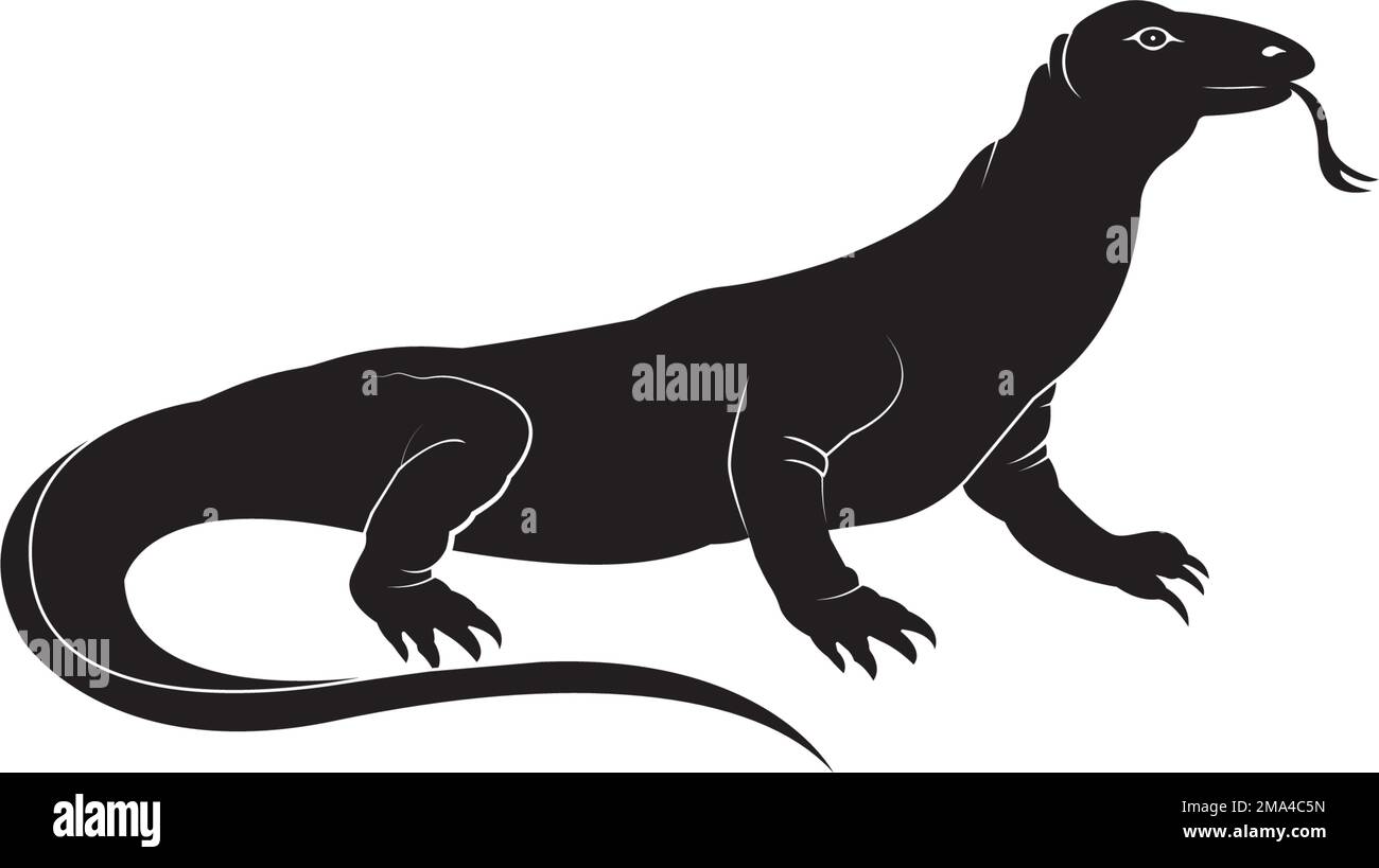 Komodo icon. vector illustration logo template Stock Vector Image & Art ...