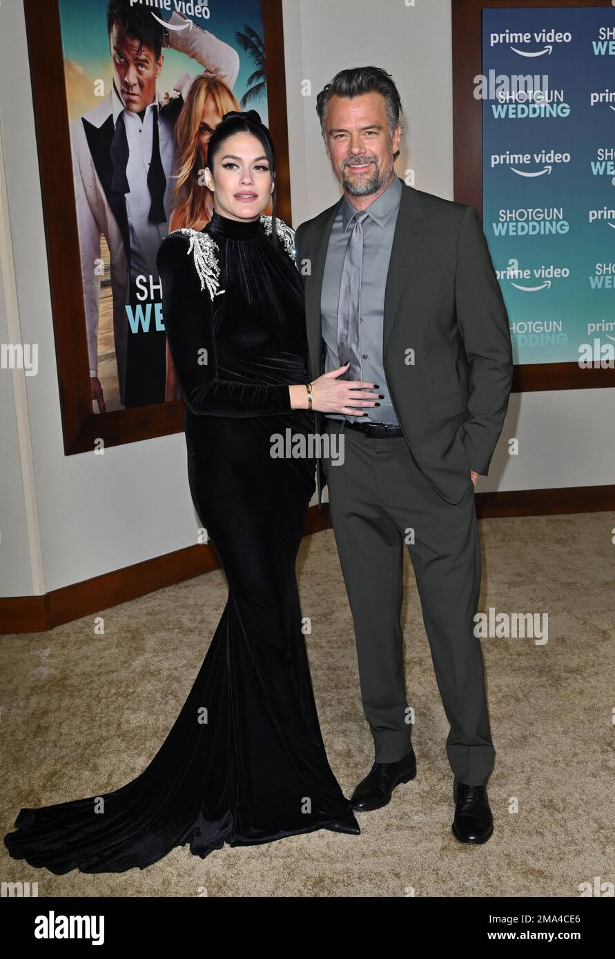 Los Angeles, USA. 18th Jan, 2023. Josh Duhamel & Audra Mari at the ...