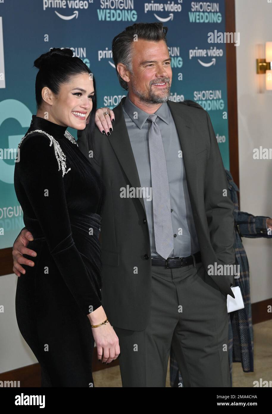 Los Angeles, USA. 18th Jan, 2023. Josh Duhamel & Audra Mari at the ...