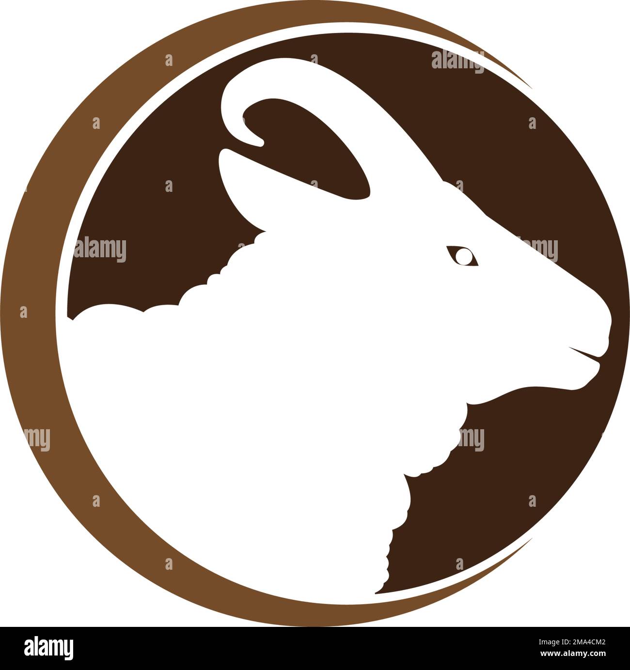 sheep logo. vector illustration template design Stock Vector Image ...