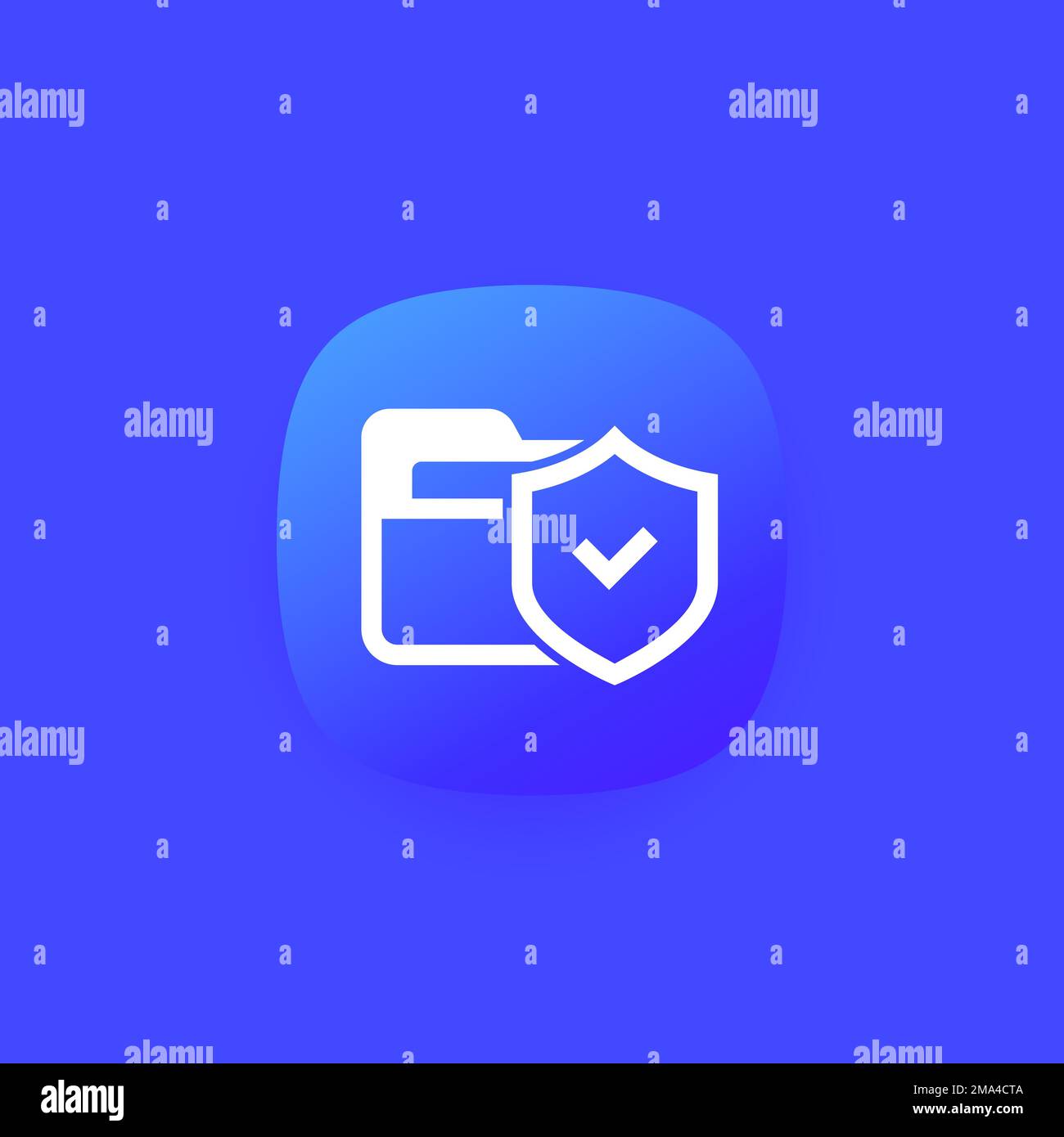 secure folder icon for apps Stock Vector Image & Art - Alamy