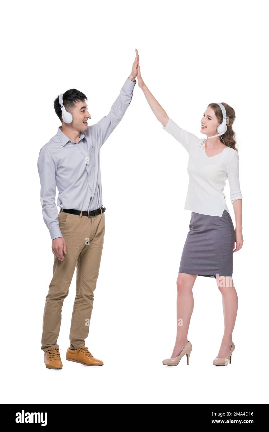 People clapping stand hi-res stock photography and images - Alamy