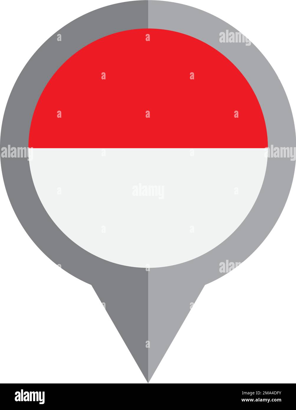 Indonesian flag icon.vector illustration symbol design Stock Vector ...