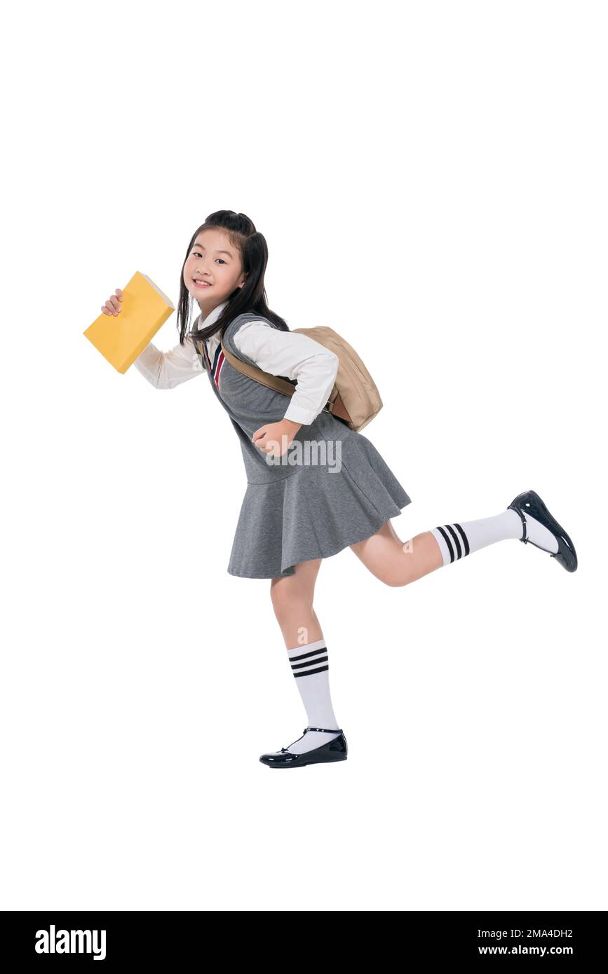 Happy students on campus Cut Out Stock Images & Pictures - Alamy