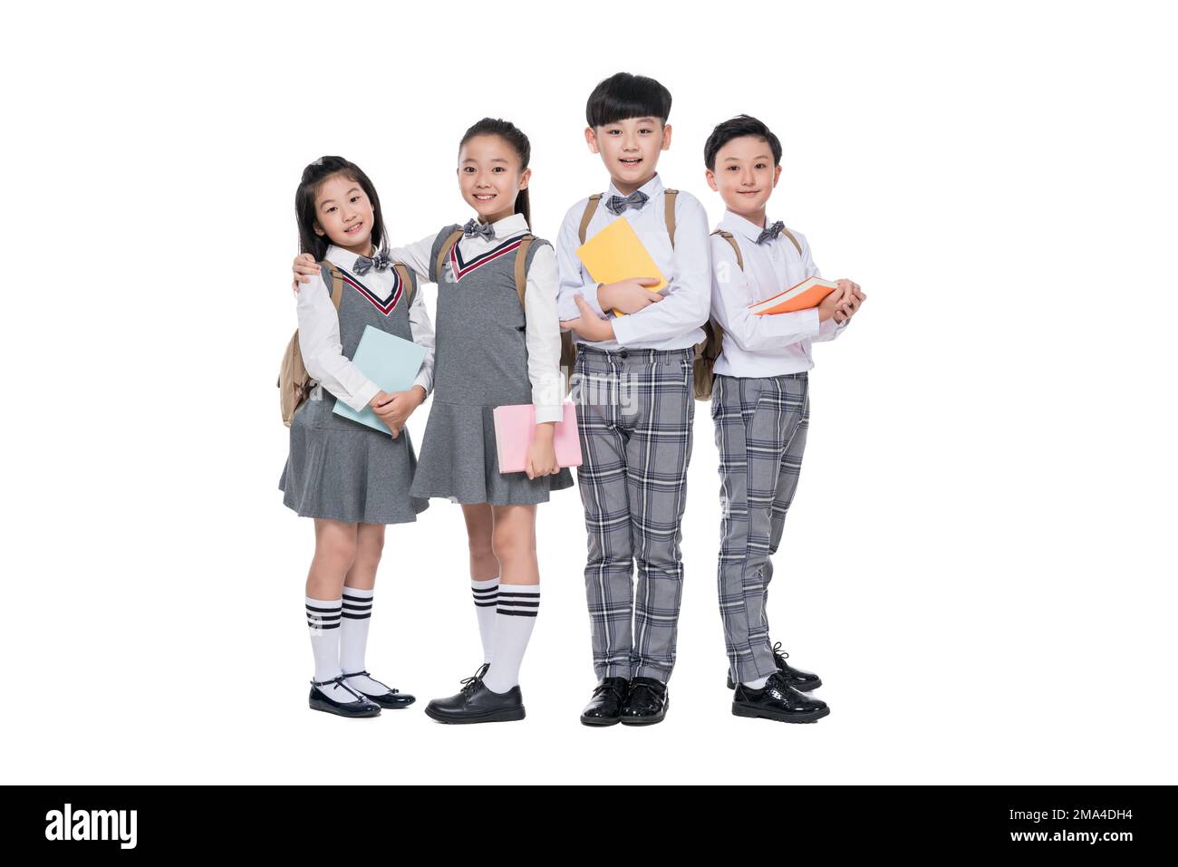 Happy primary school pupils Cut Out Stock Images & Pictures - Alamy