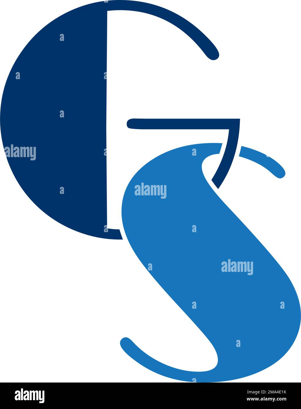 Letter Logo Gs Vector Illustration Symbol Design Stock Vector Image And Art Alamy