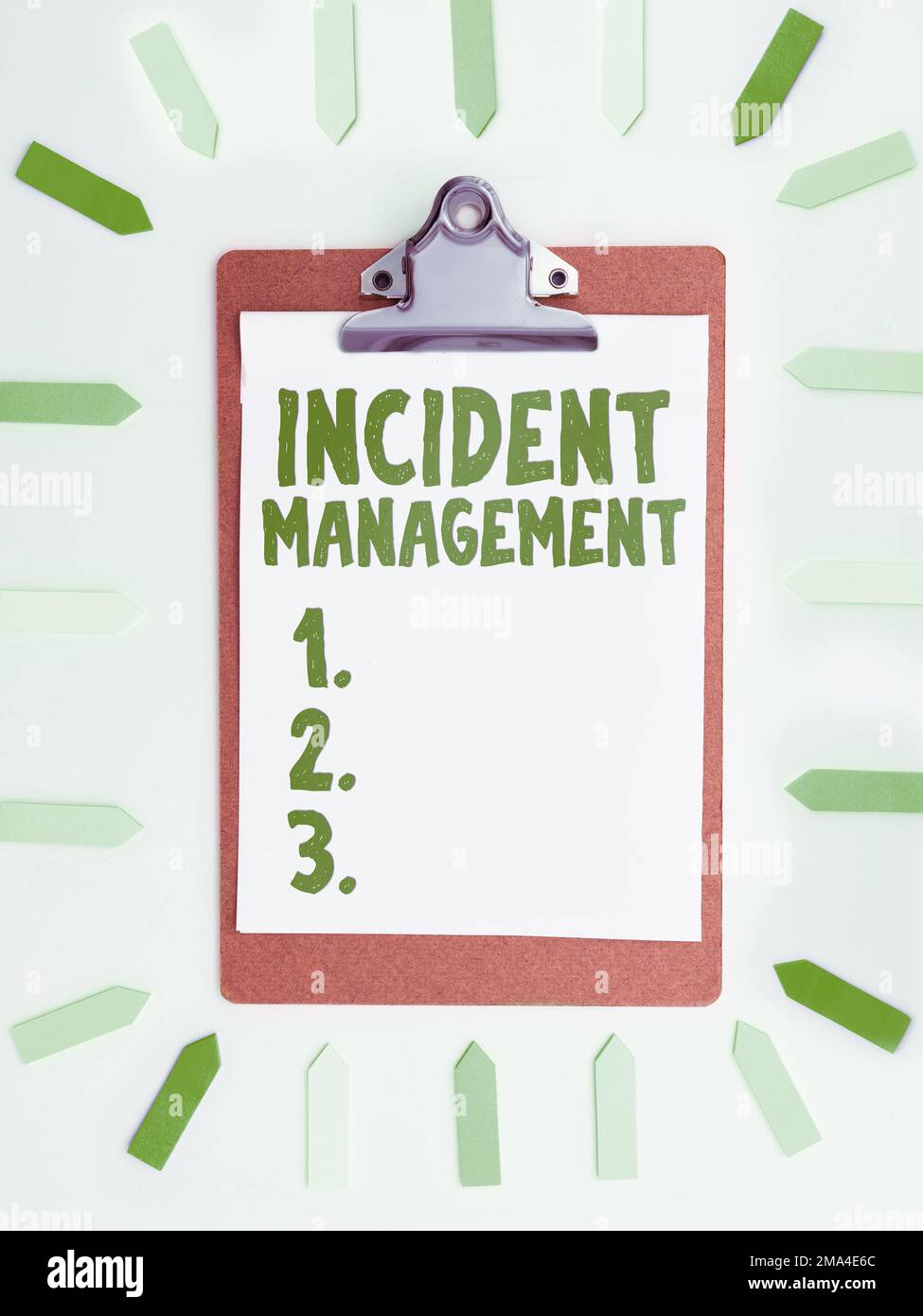 Sign displaying Incident Management. Conceptual photo Process to return ...