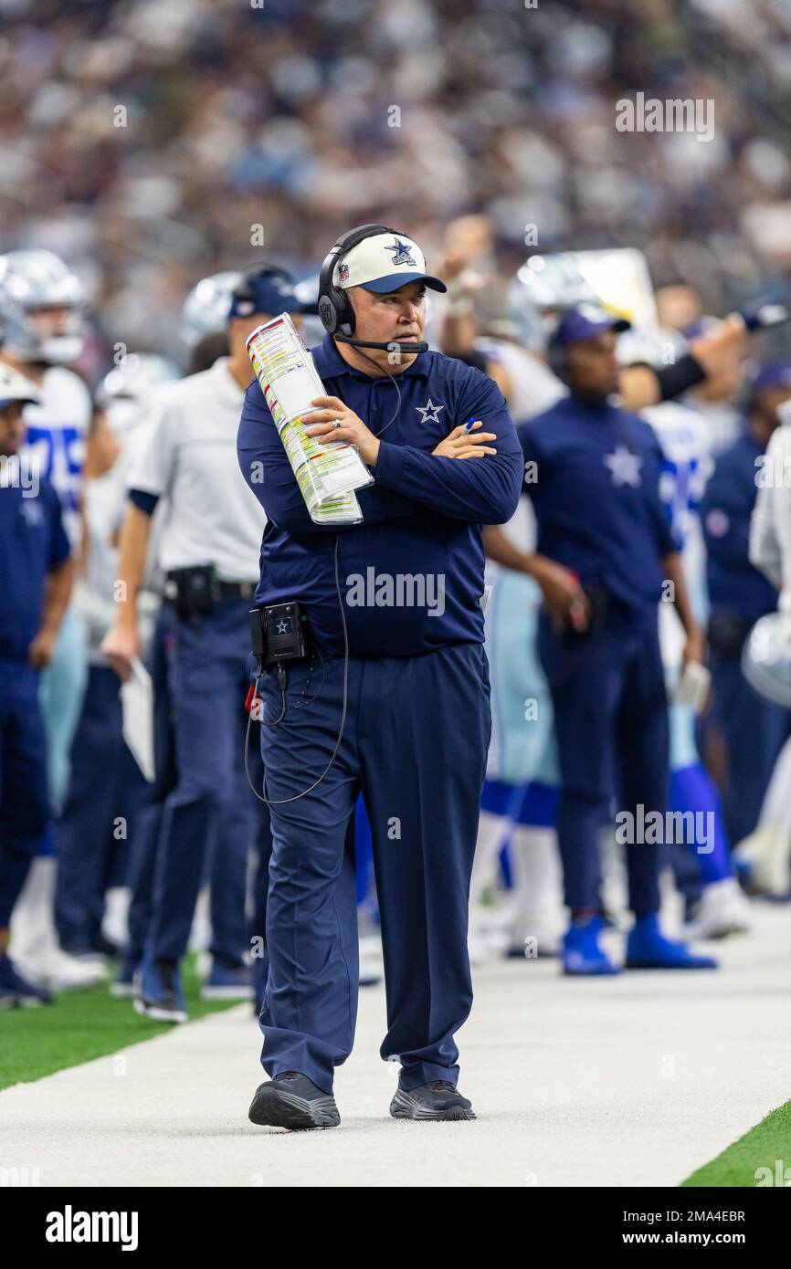 Dallas Cowboys head coach Mike McCarthy is seen during an NFL football ...