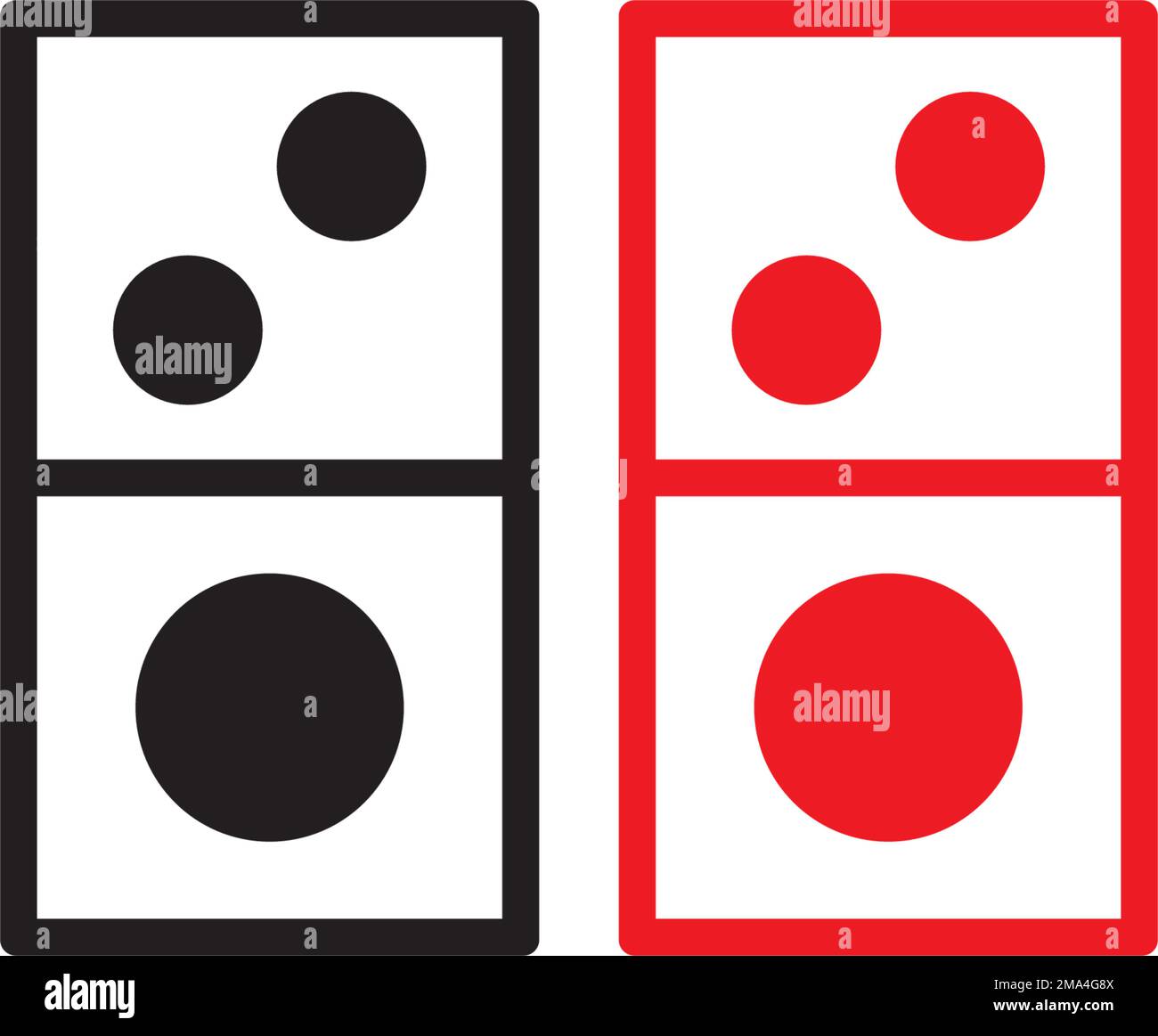 Dominoes on wooden background Stock Vector Images - Alamy