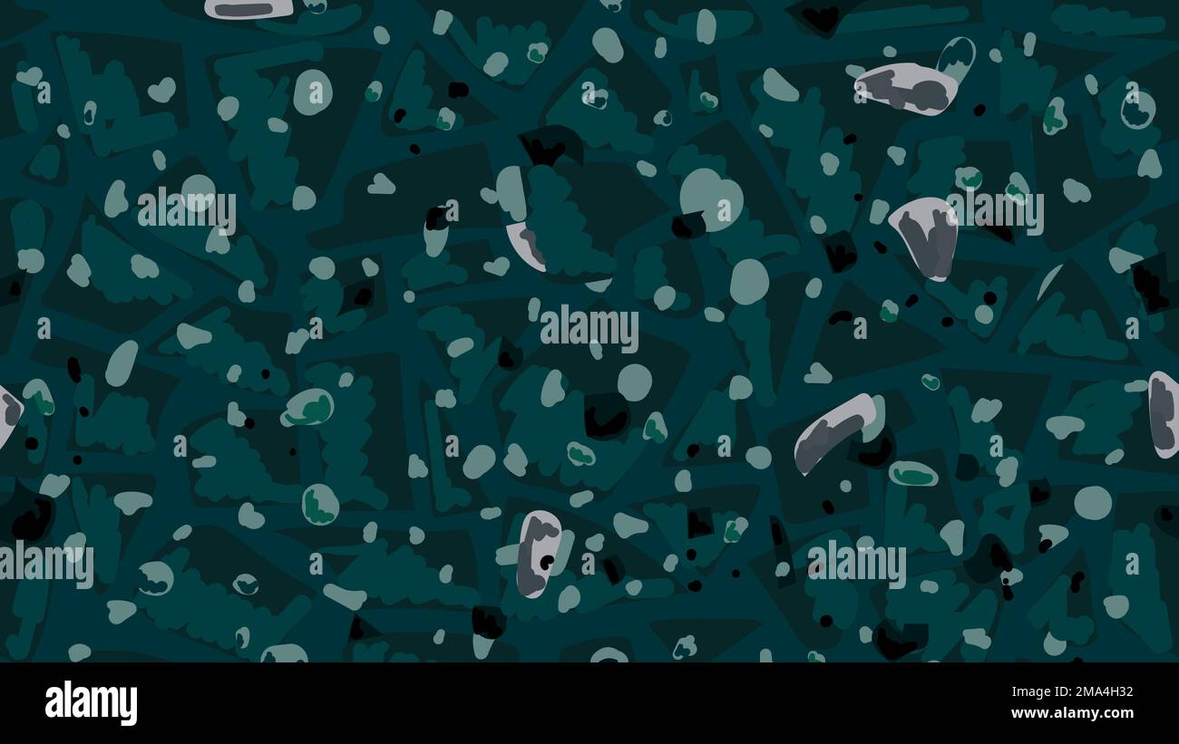 Terrazzo seamless pattern background vector in emerald green Stock ...