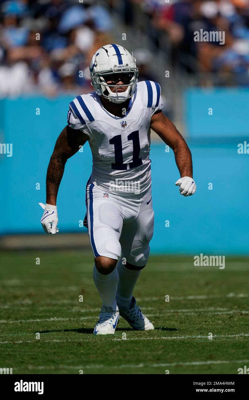Indianapolis Colts wide receiver Michael Pittman Jr. (11) plays against ...