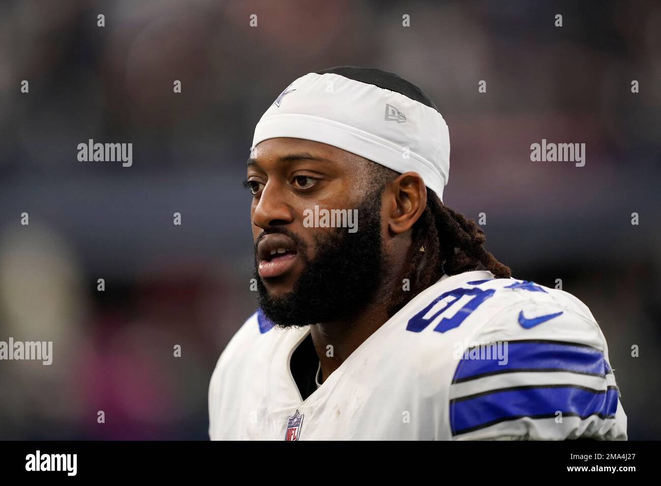 Dallas Cowboys defensive tackle Osa Odighizuwa jogs off the field after ...
