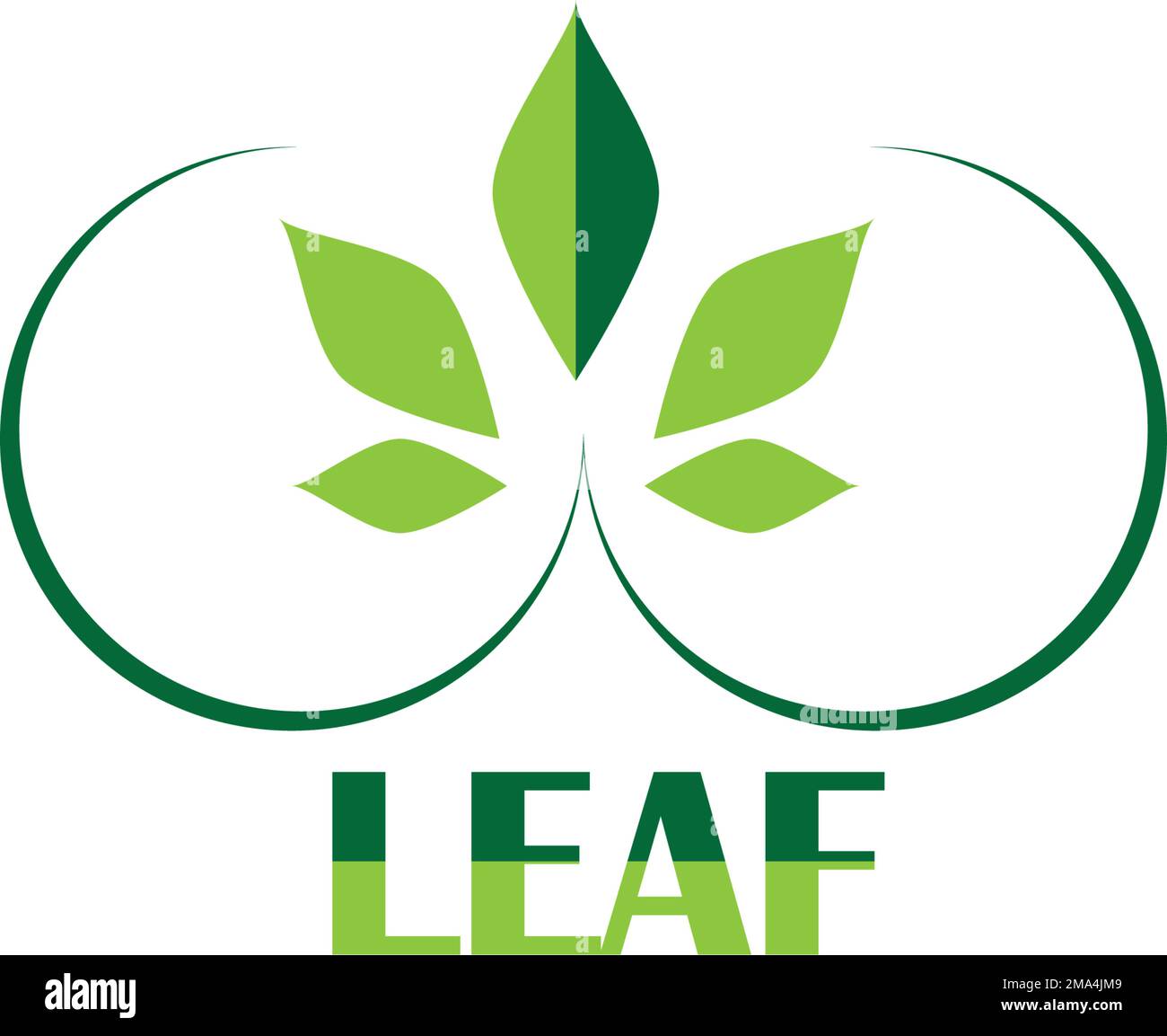 leaf logo vector illustration symbol design Stock Vector Image & Art ...
