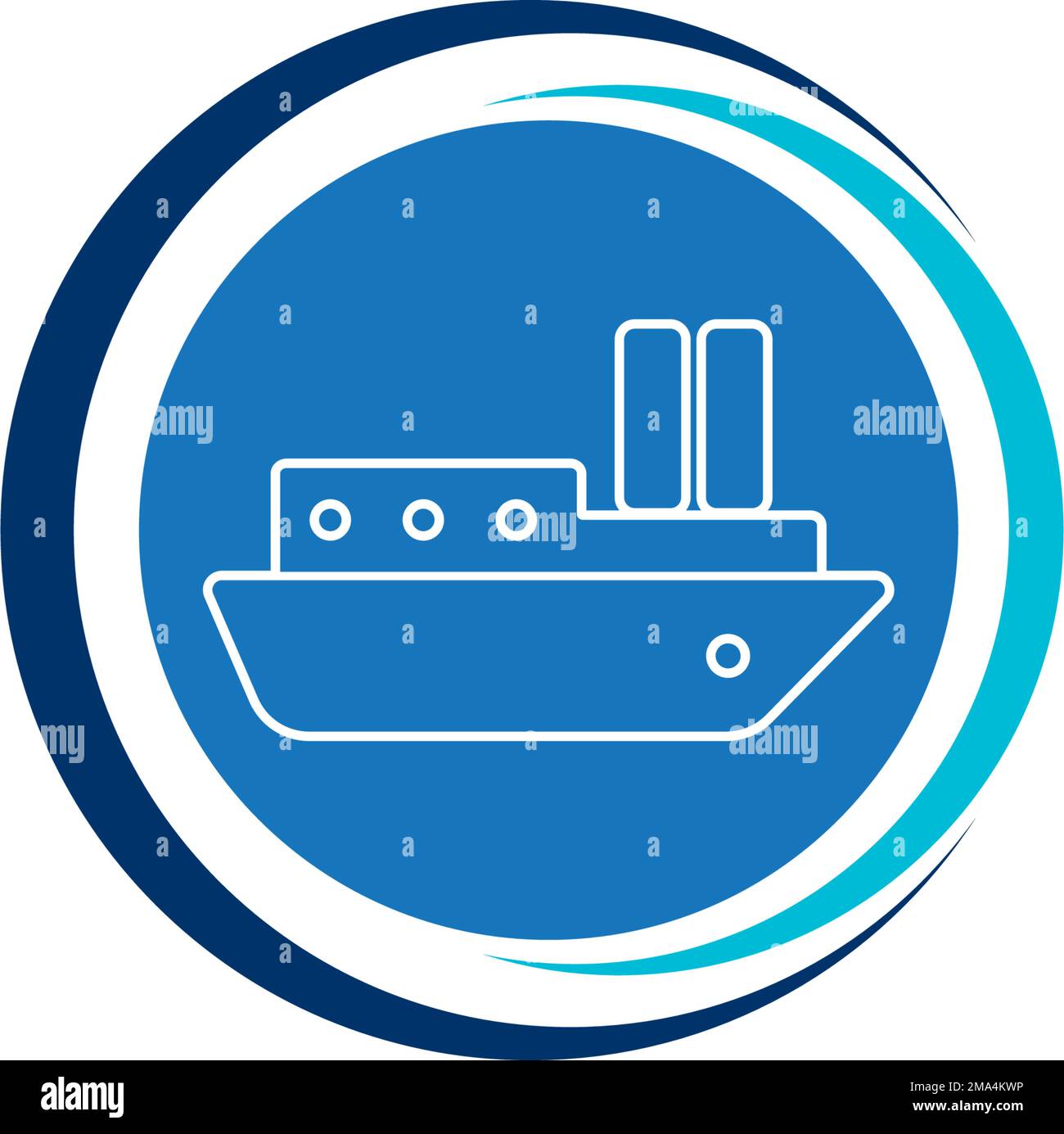 ship icon vector illustration logo template Stock Vector Image & Art ...
