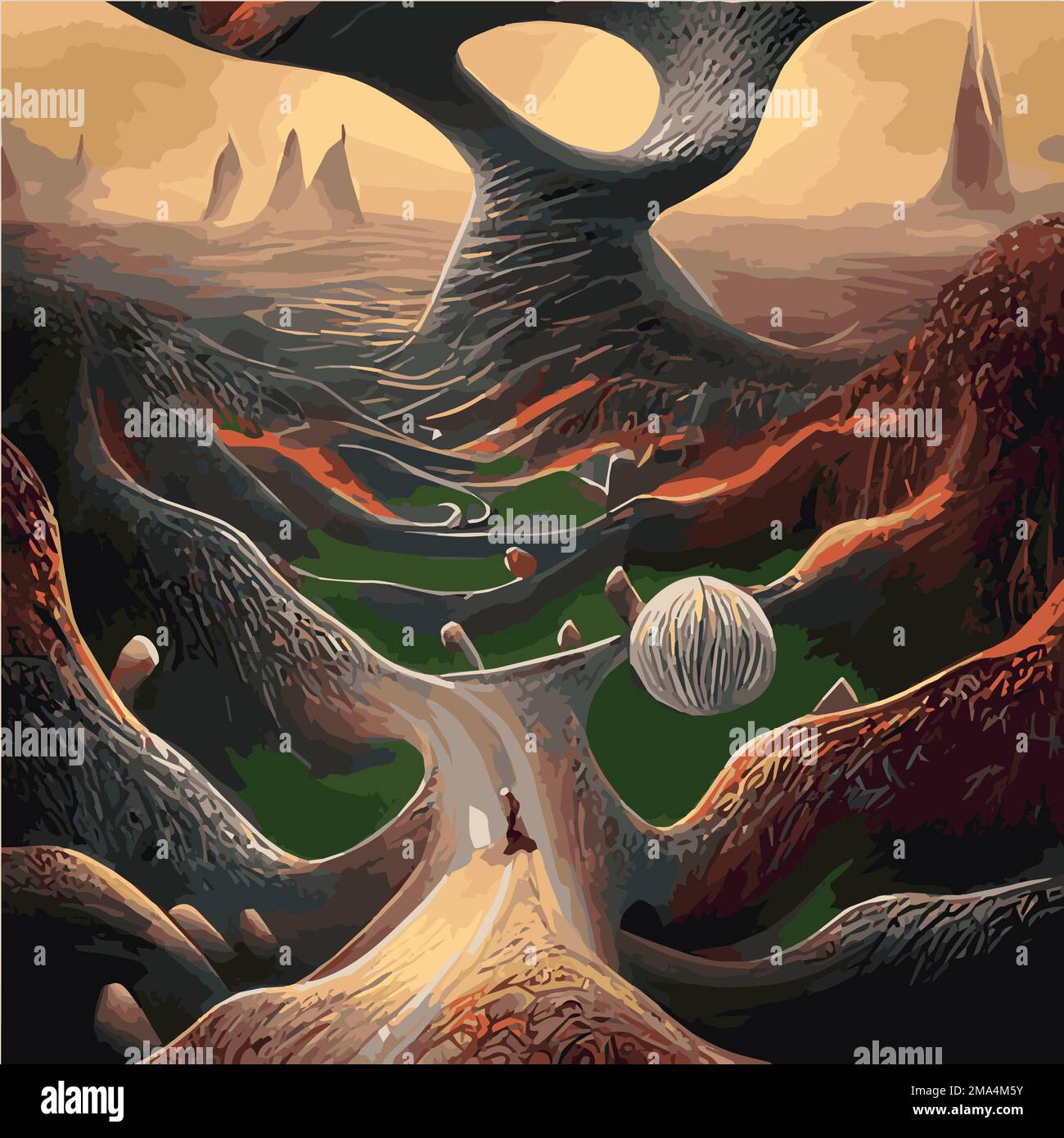 Surrealism image Stock Vector Images - Alamy