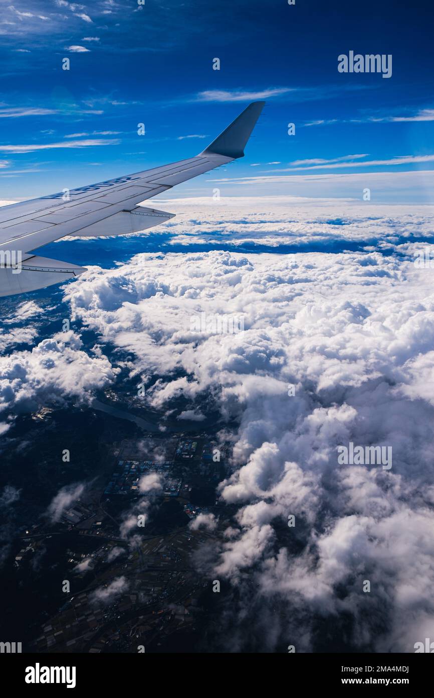 Outside the airplane window Stock Photo - Alamy