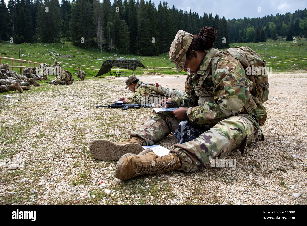 Spc. Abigale Godwin, an Army medic assigned to U.S. Army Southern ...