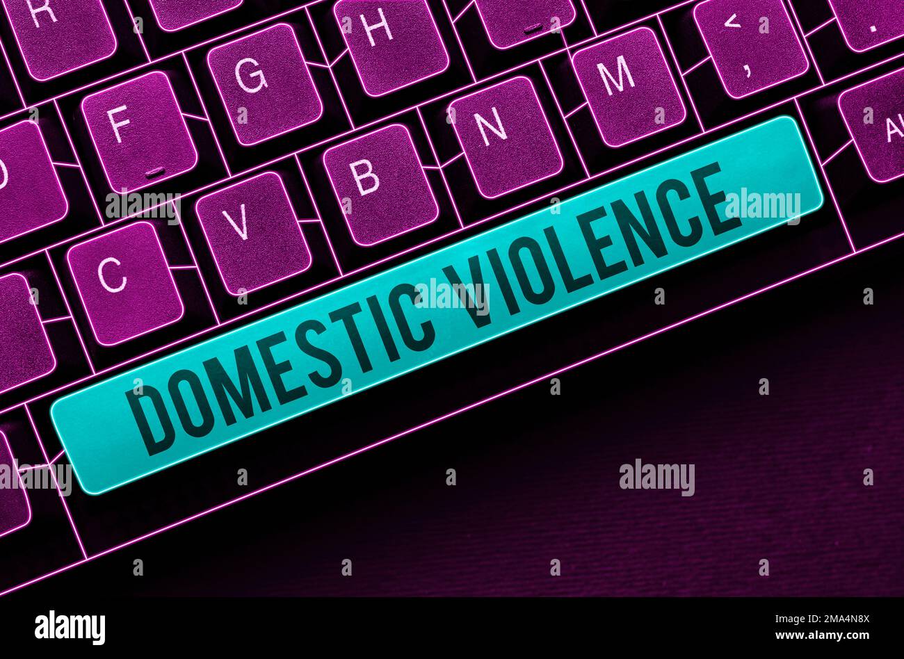 Text caption presenting Domestic Violence. Conceptual photo violent or ...