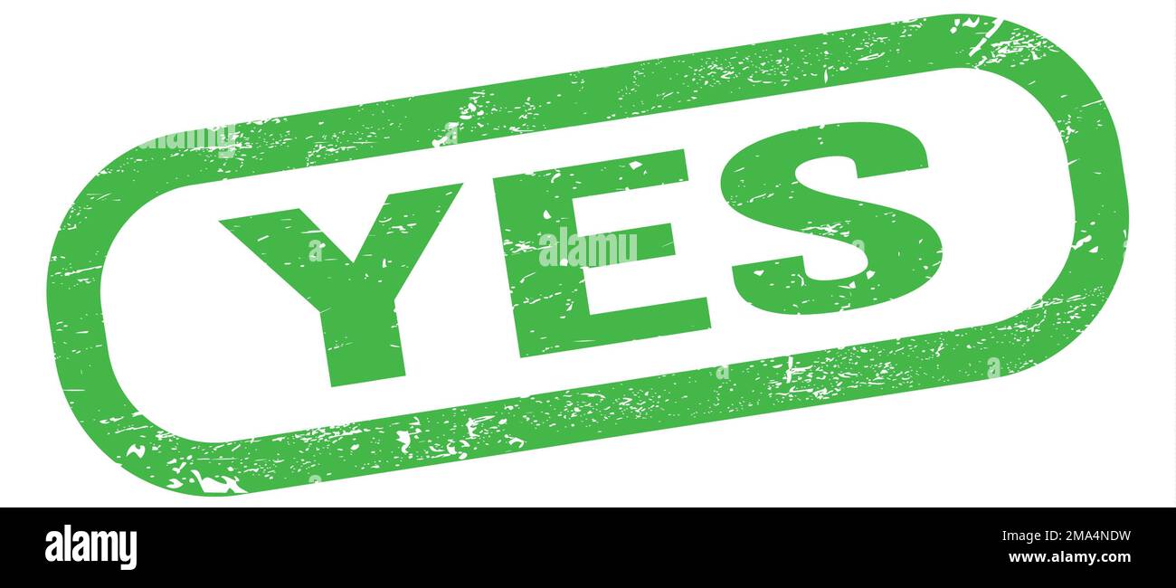 Yes text written on hi-res stock photography and images - Alamy