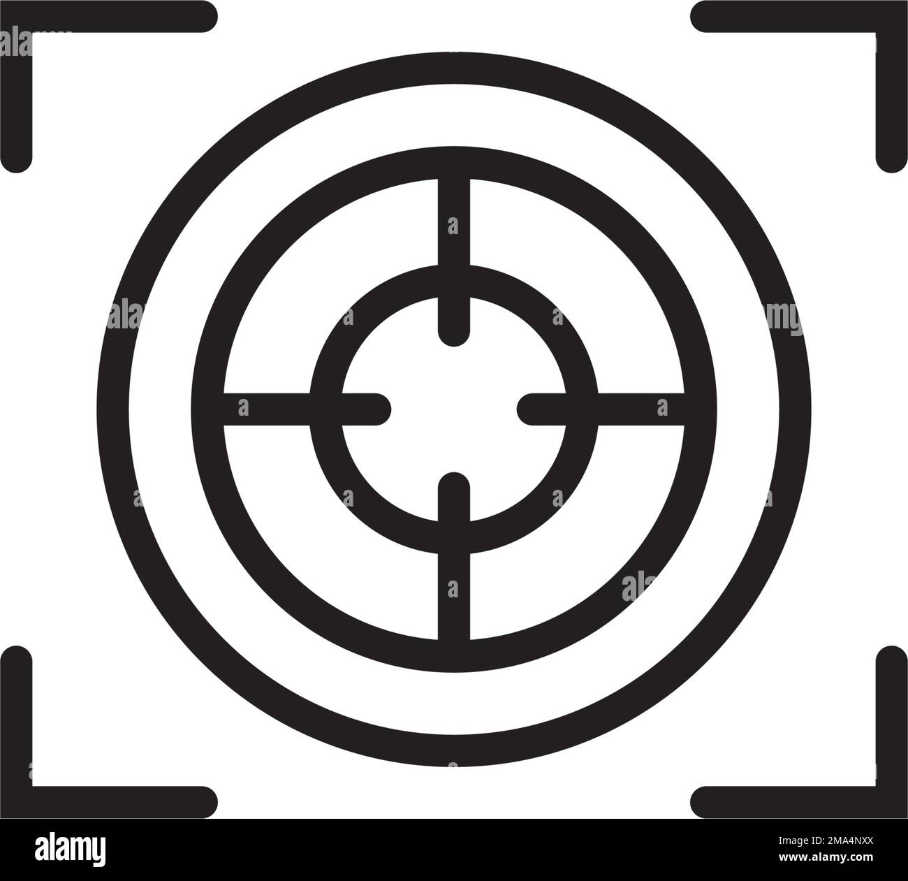 Gun target icon vector illustration template design Stock Vector Image ...