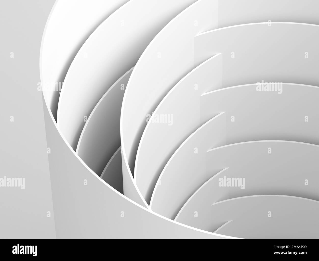Abstract digital graphic background, white intersected spirals ...