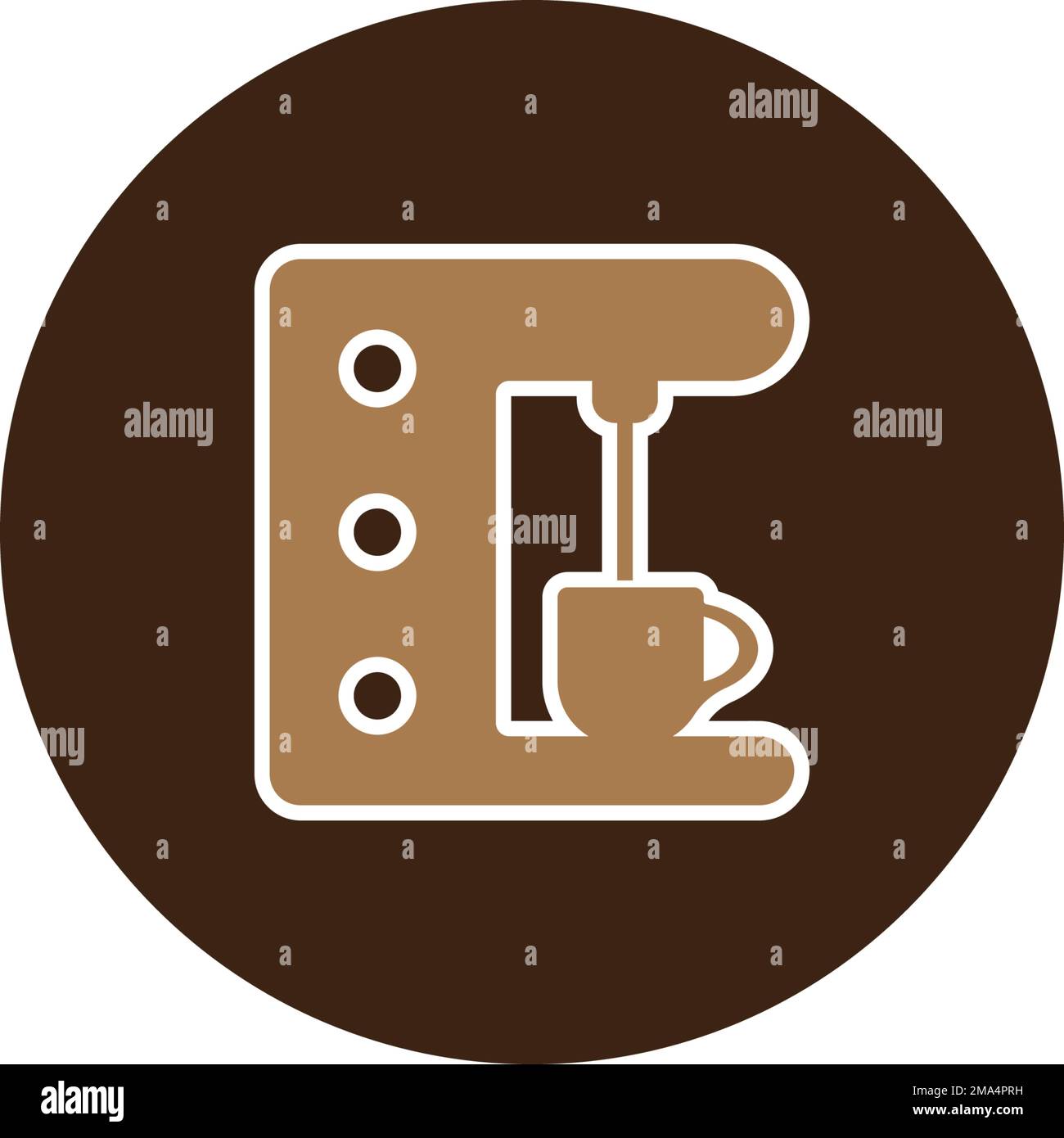 Automatic coffee maker Stock Vector Images - Alamy