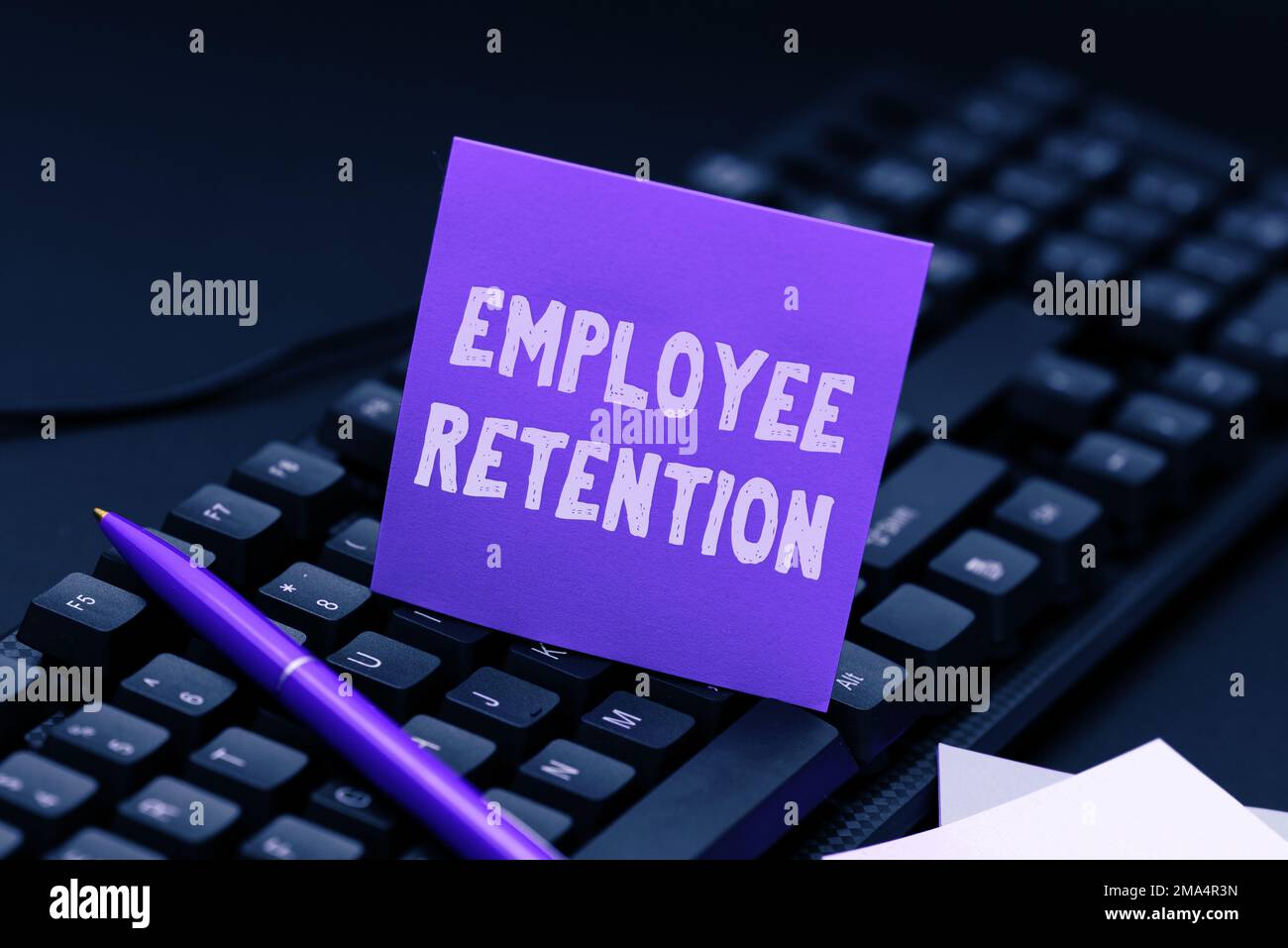 Conceptual display Employee Retention. Conceptual photo internal ...