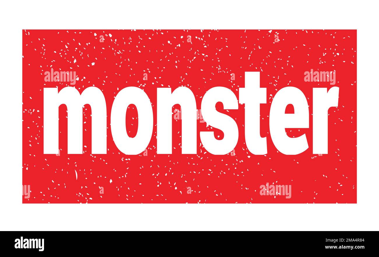 Monster logo Cut Out Stock Images & Pictures - Alamy