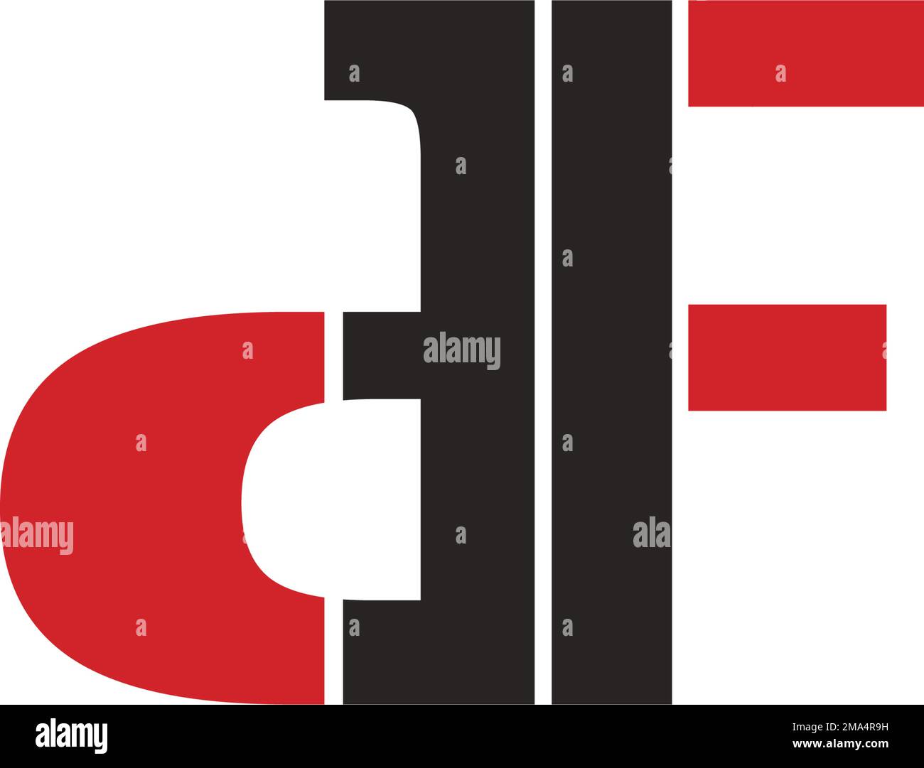 DF letter logo. vector illustration template design Stock Vector Image ...