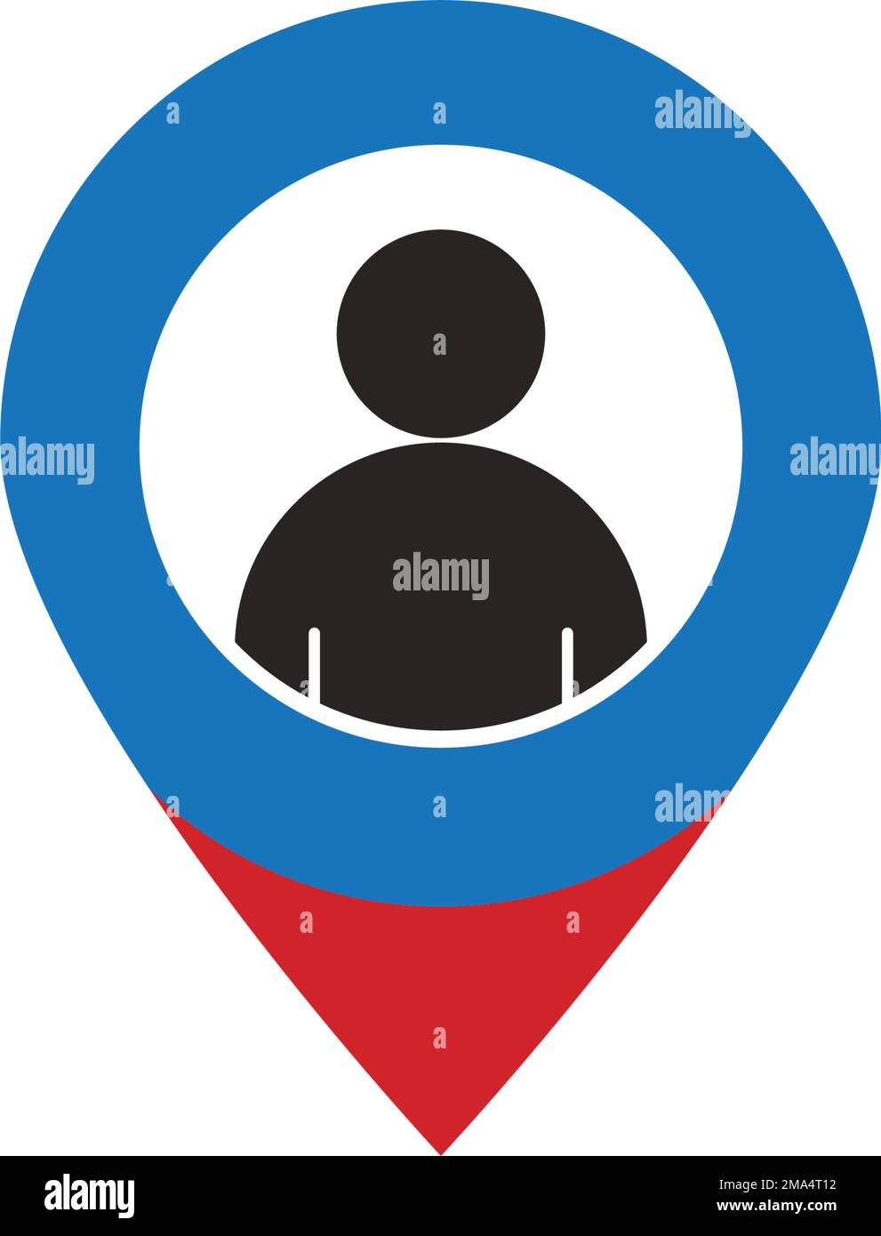 placement icon or gathering point, vector illustration logo template ...